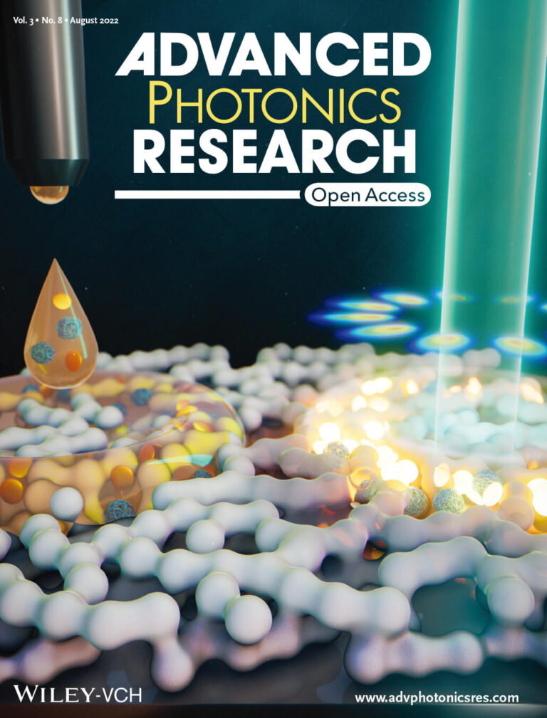 論文雑誌「Advanced Photonics Research」のカバーピクチャーを制作しました[九州大学] | 株式会社アートアクション