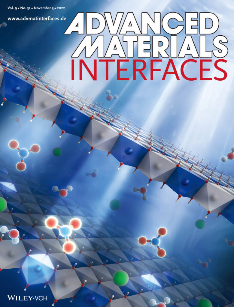 論文雑誌「Advanced Materials Interfaces」のカバーピクチャーを制作しました[東京大学] | 株式会社アートアクション
