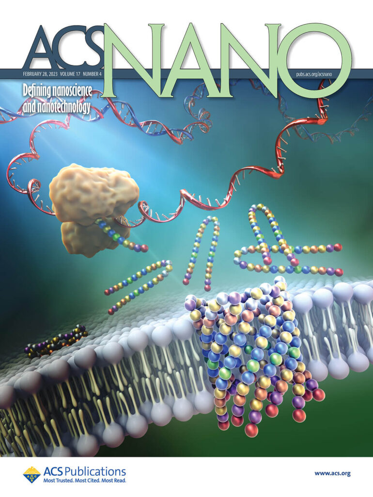 論文雑誌「ACS Nano」のカバーピクチャーを制作しました[東京農工大学] | 株式会社アートアクション