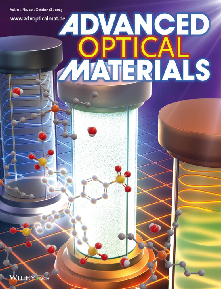 論文雑誌「Advanced Optical Materials」のカバーピクチャーを制作しました[東京農工大学] | 株式会社アートアクション