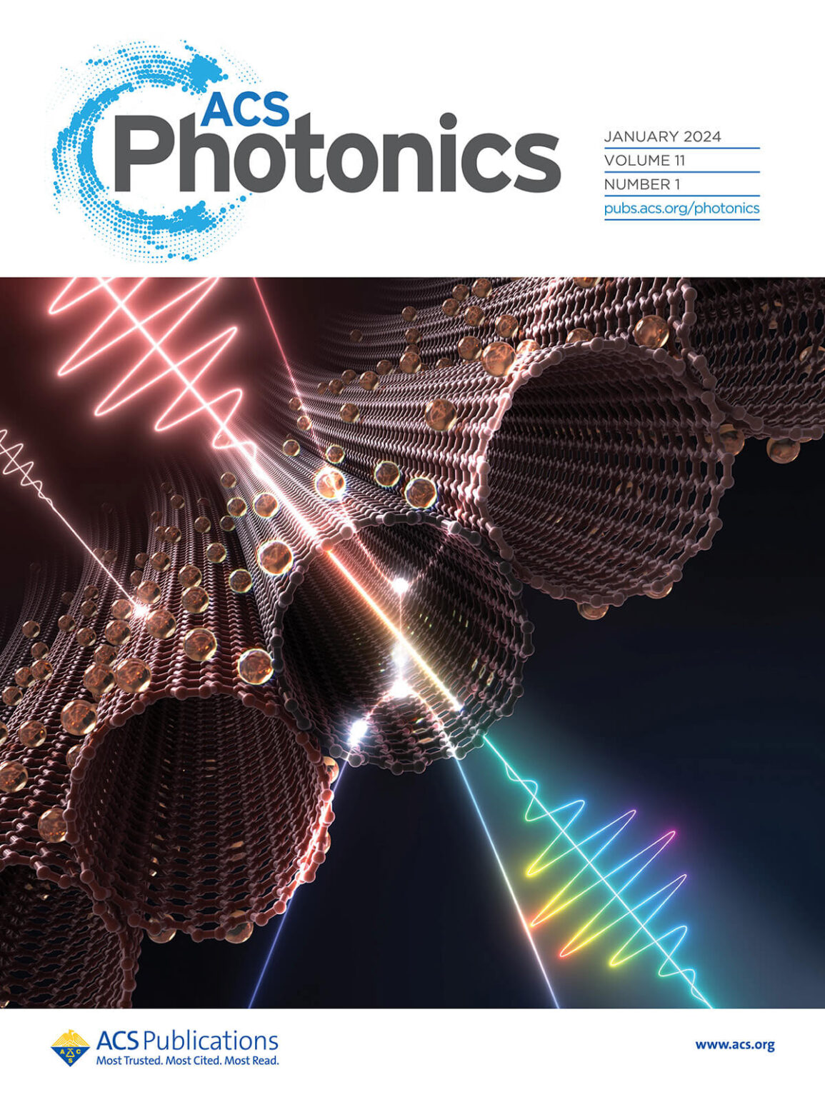 論文雑誌「ACS Photonics」のカバーピクチャーを制作しました[東京都立大学] | 株式会社アートアクション