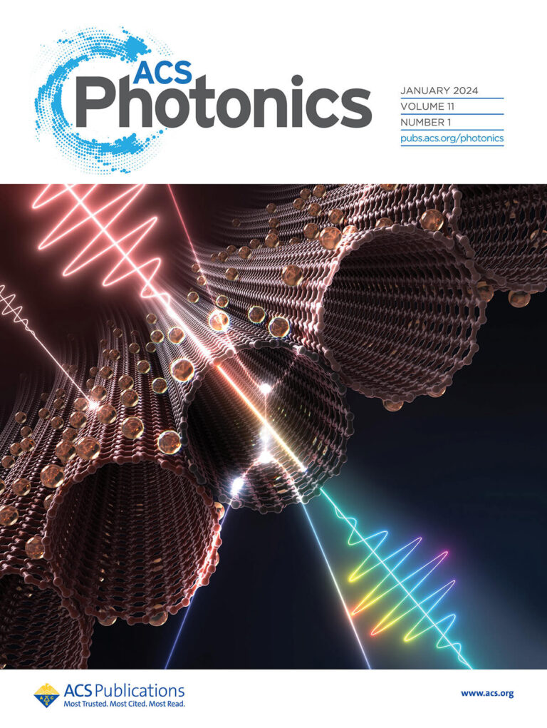 論文雑誌「ACS Photonics」のカバーピクチャーを制作しました[東京都立大学] | 株式会社アートアクション