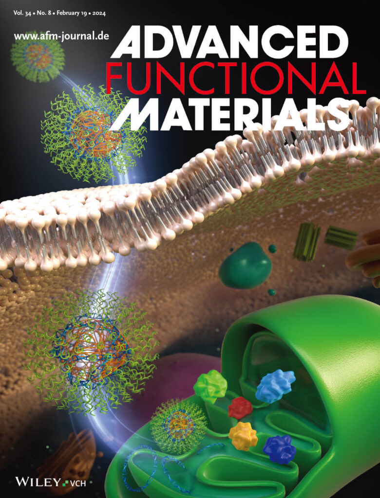 論文雑誌「Advanced Functional Materials」のカバーピクチャーを制作しました[理化学研究所] | 株式会社アートアクション