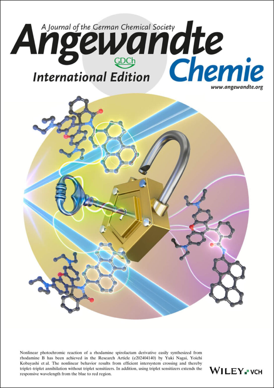 論文雑誌「Angewandte Chemie International Edition」のカバーピクチャーを制作しました[立命館大学 ...