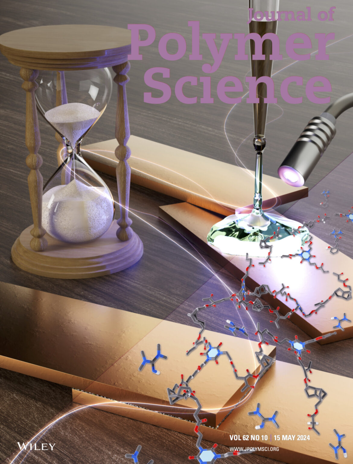 論文雑誌「Journal of Polymer Science」のカバーピクチャーを制作しました[東京理科大学] | 株式会社アートアクション