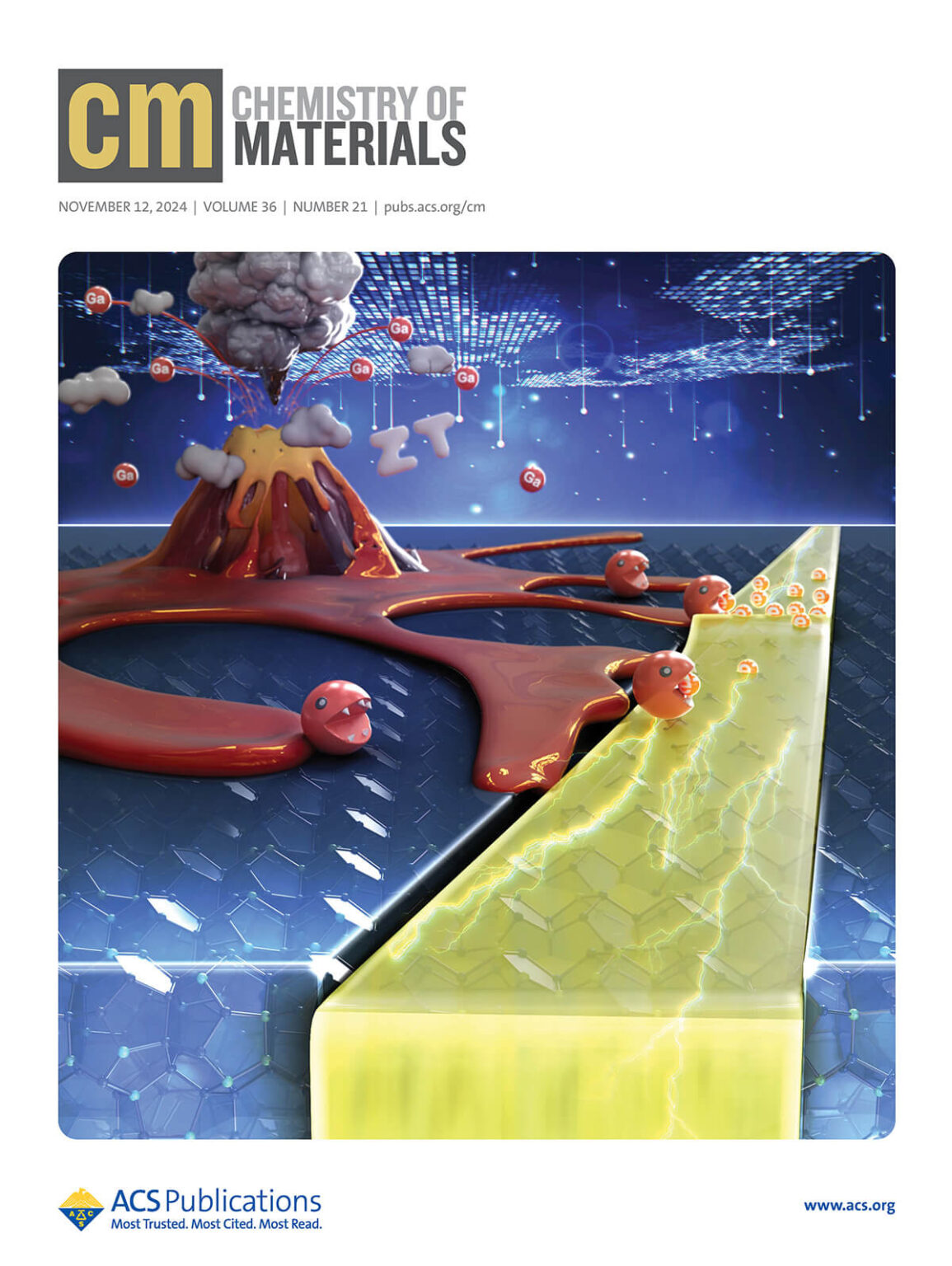 論文雑誌「Chemistry of Materials」のカバーピクチャーを制作しました[東京大学] | 株式会社アートアクション