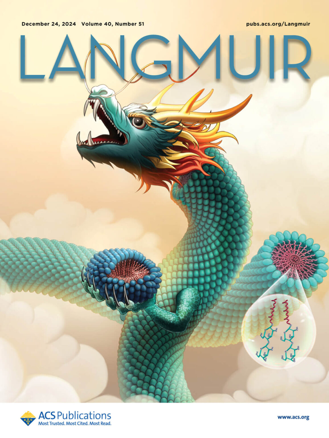 論文雑誌「Langmuir」のカバーピクチャーを制作しました[奈良女子大学] | 株式会社アートアクション