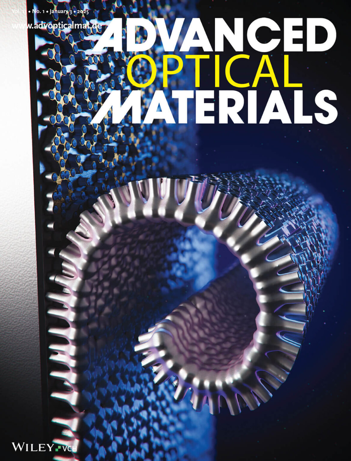 論文雑誌「Advanced Optical Materials」のカバーピクチャーを制作しました[北海道大学] | 株式会社アートアクション