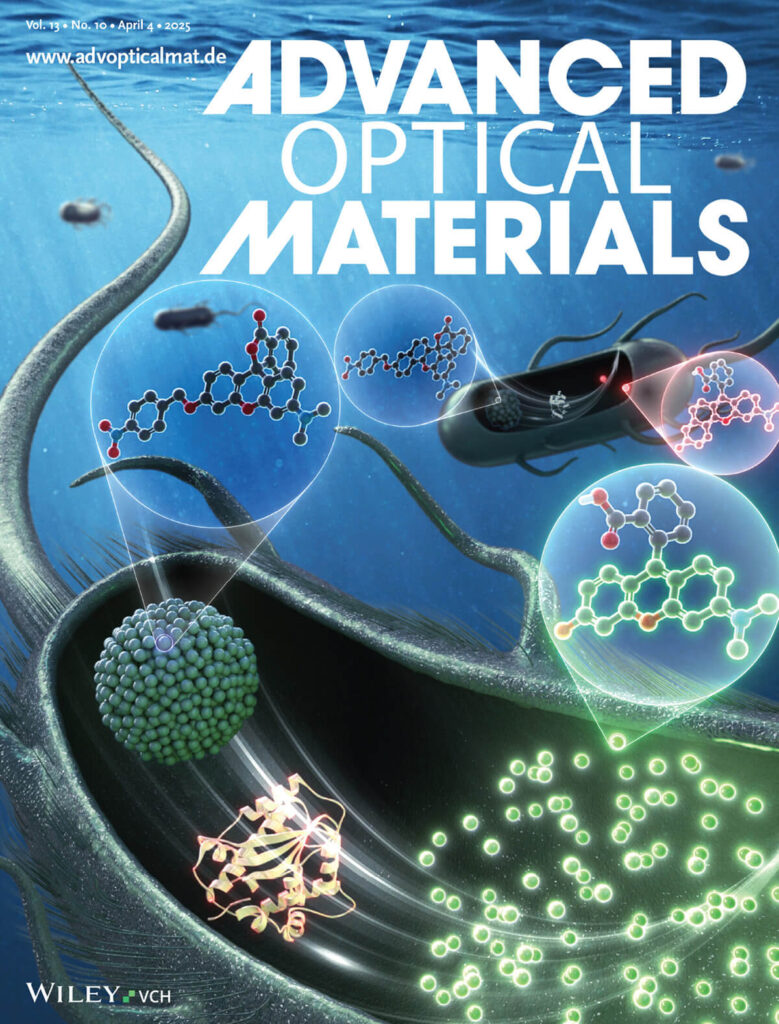 論文雑誌「Advanced Optical Materials」のカバーピクチャーを制作しました[京都大学] | 株式会社アートアクション