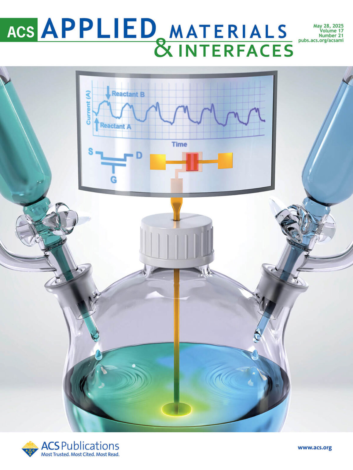 論文雑誌「ACS Applied Materials & Interfaces」のカバーピクチャーを制作しました[東京大学] | 株式会社アートアクション