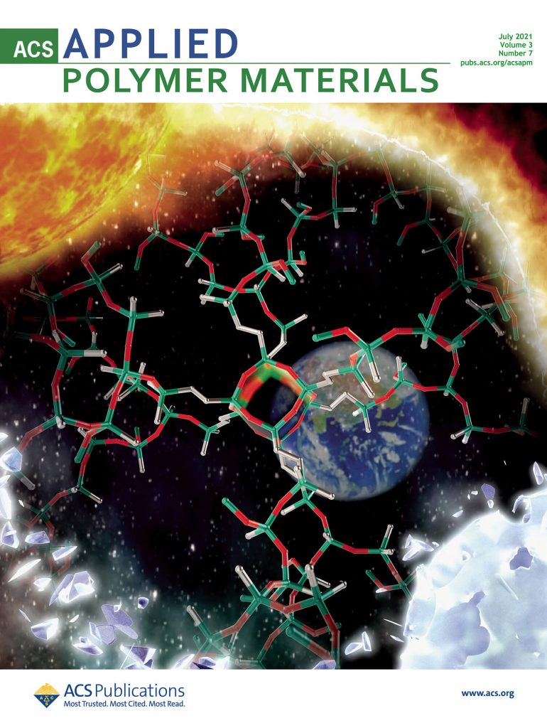 論文雑誌「ACS Applied Polymer Materials」のカバーピクチャーを制作しました[広島大学] | 株式会社アートアクション